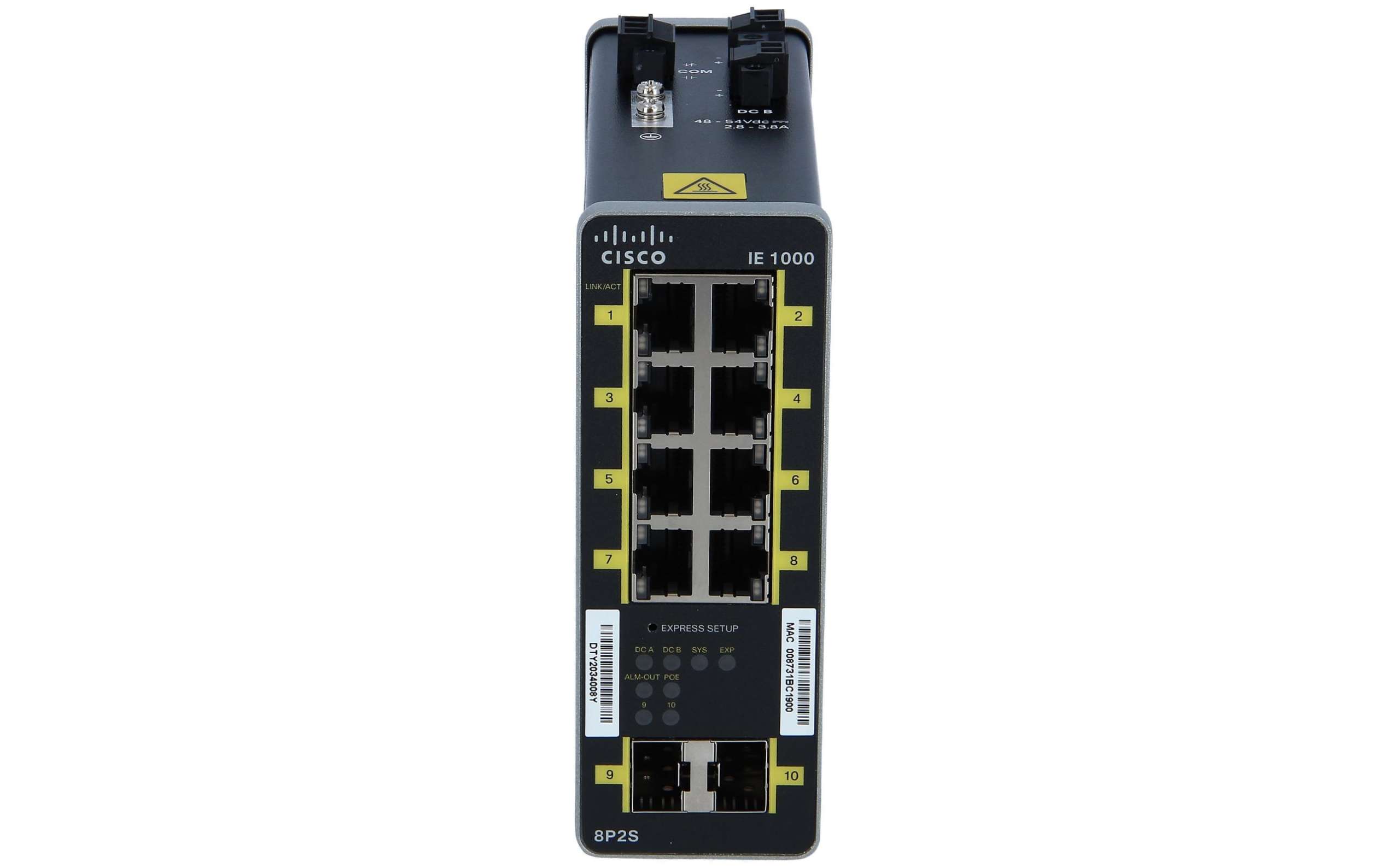 Cisco IE 1000-8P2S-LM Industrial Ethernet Switch - 8 Ports - Manageabl ...